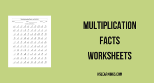 Multiplication Facts Worksheets (0-12) Printable PDF with Answers